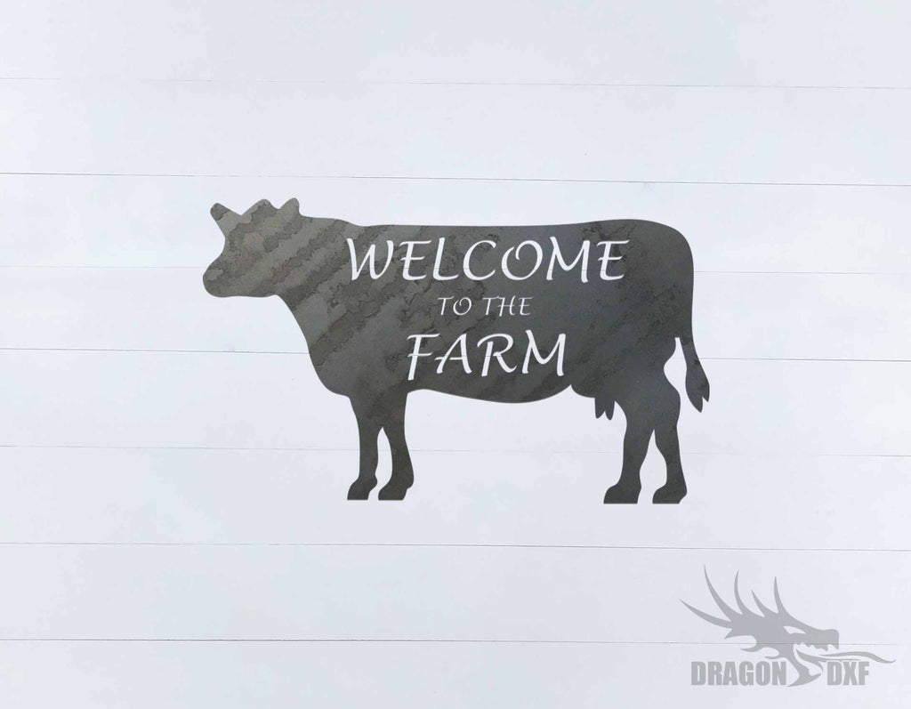 Welcome Sign 59 - DXF Download — DragonDXF