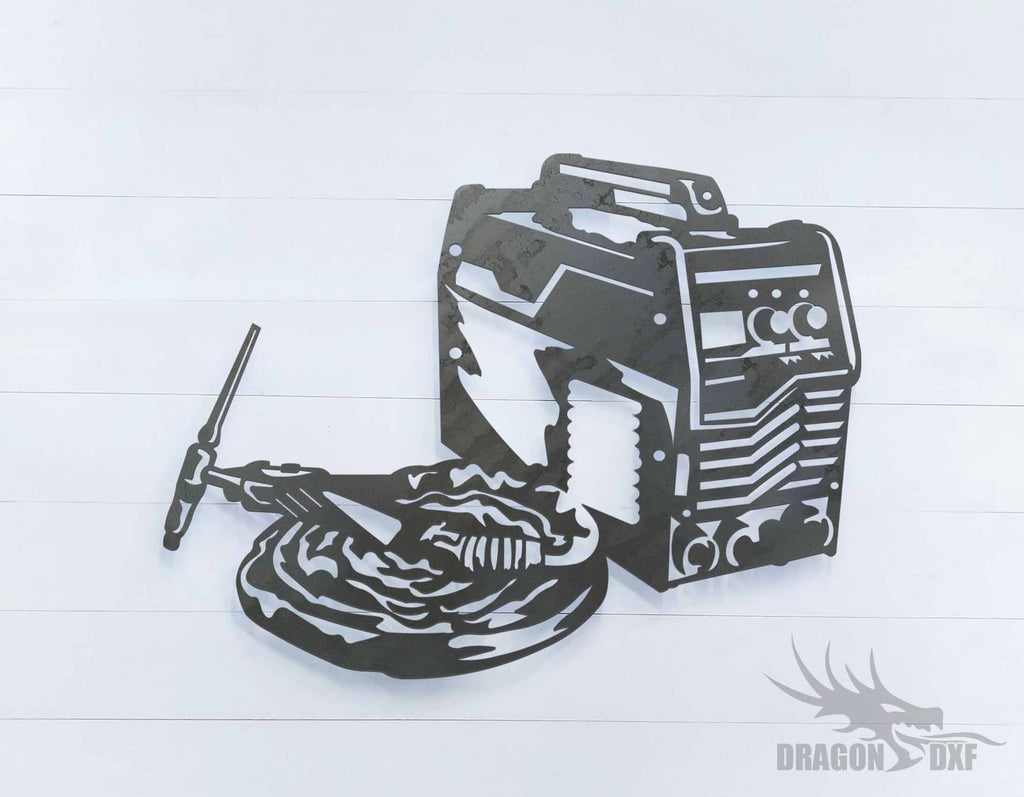 Welding Machine 1 - DXF Download — DragonDXF