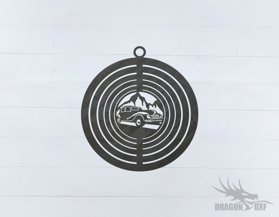 Wind Spinner Design 6 - DXF Download — DragonDXF