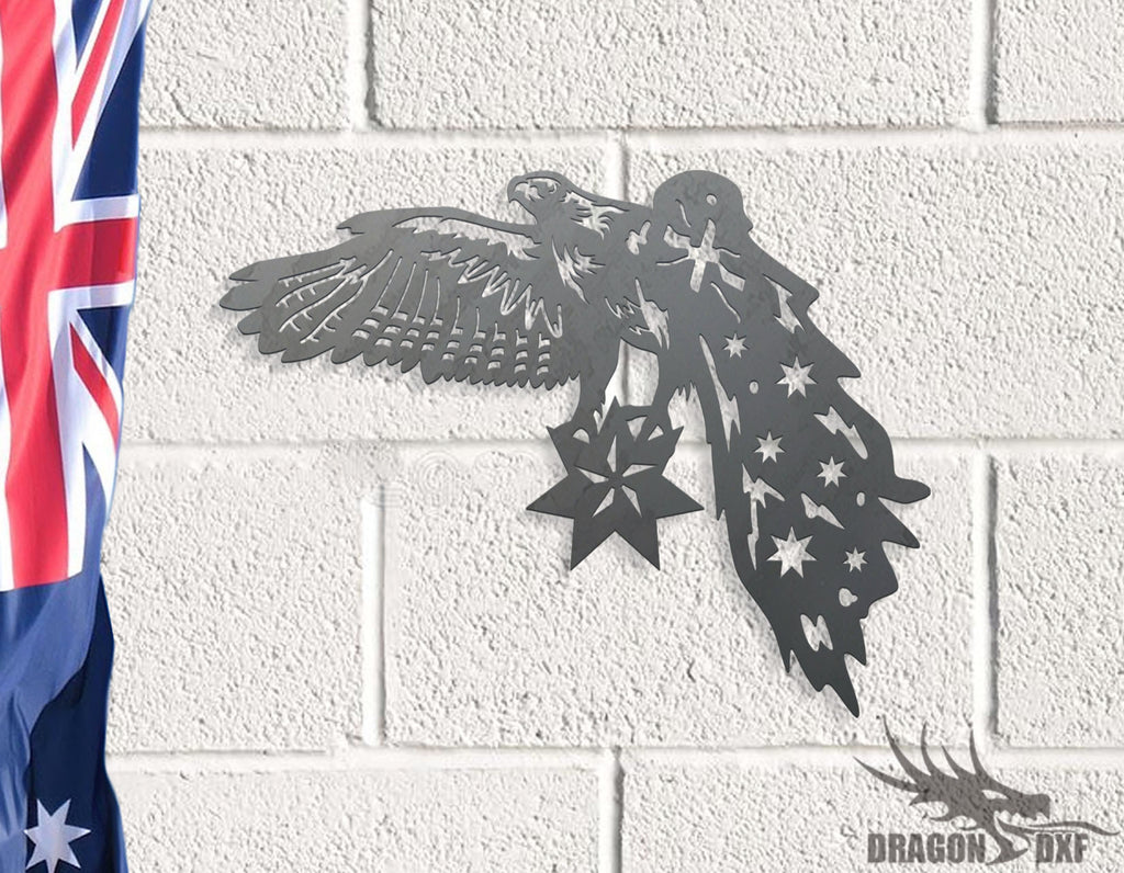 Australian Design 6 - Australian Flag - DXF Download — DragonDXF
