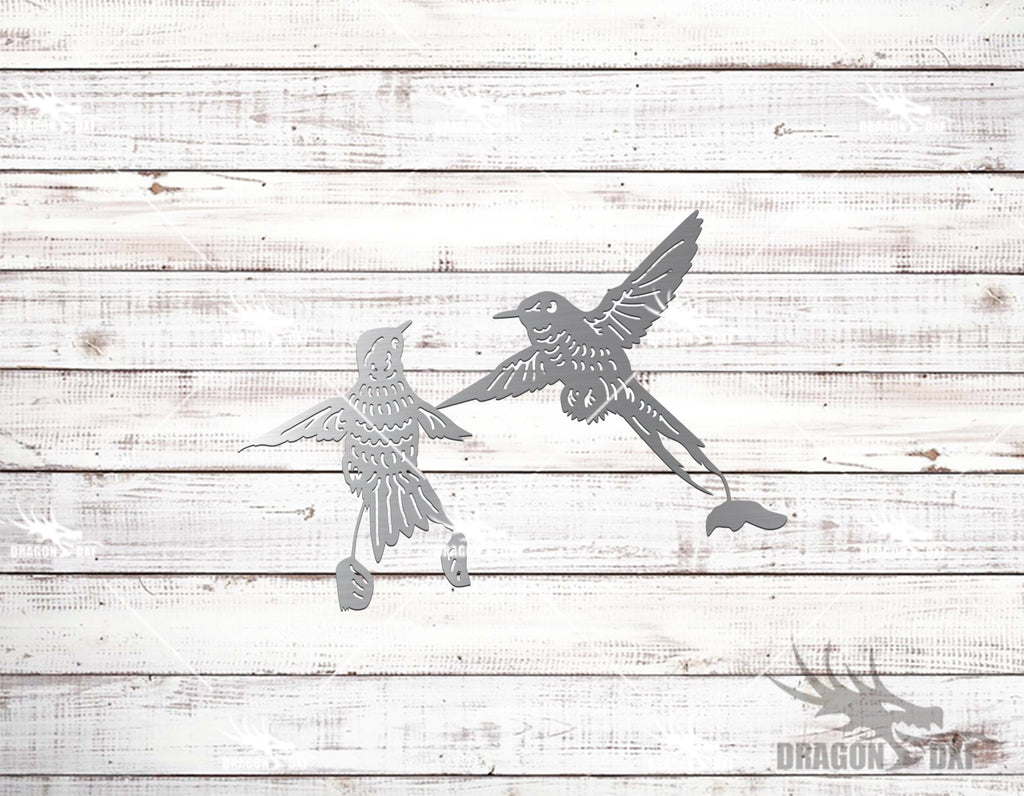 Humming Bird 11 Design - Plasma Laser DXF Cut File — DragonDXF